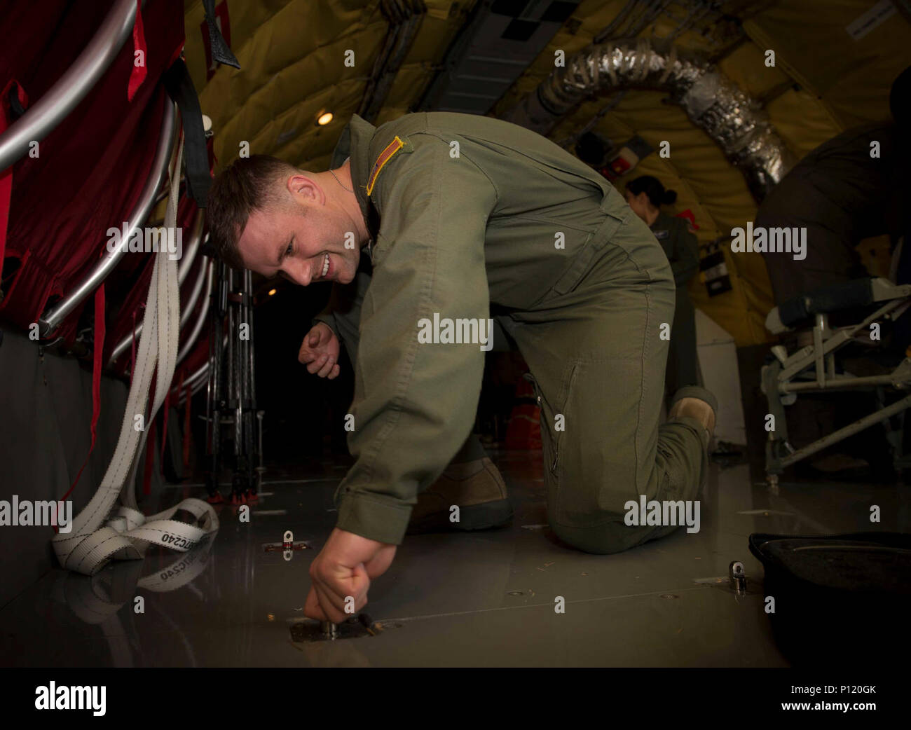Staff Sgts. Dustin Alford, right, and Shaina Buller, 86th Aeromedical ...