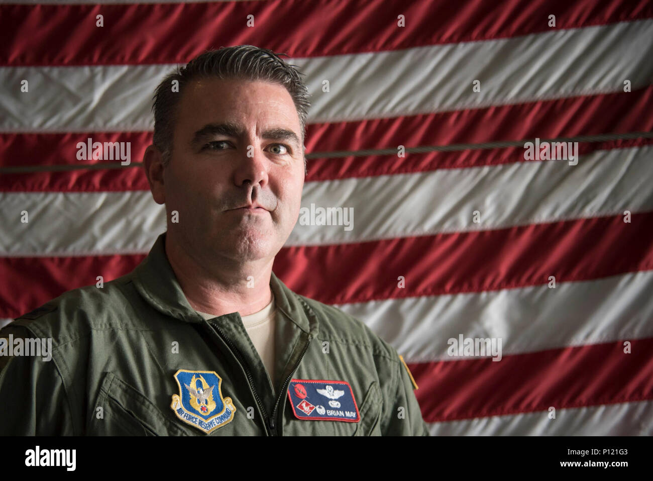 Col. Brian May, 403rd Operations Group commander, poses for a photo on ...