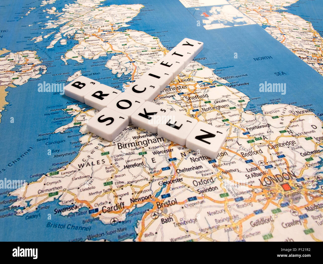 representation of broken society, a perceived or apparent general ...