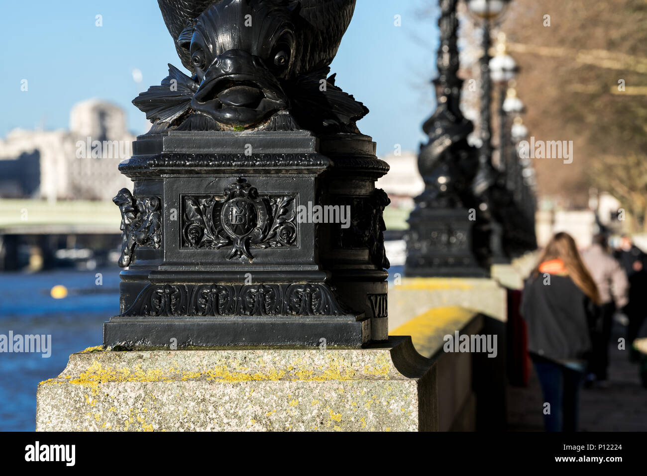 Albert Embankment, London Stock Photo - Alamy