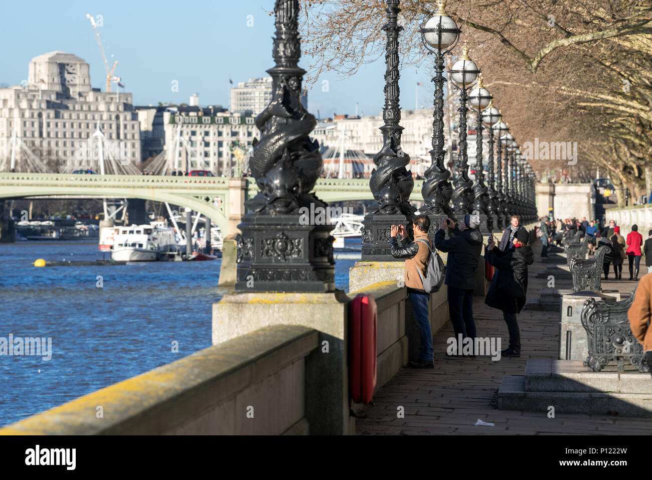 Albert embankment walk hi-res stock photography and images - Alamy