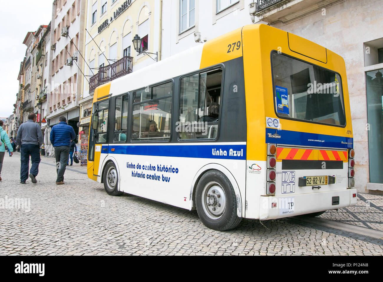 Public bus in Coimbra, Portugal Stock Photo - Alamy