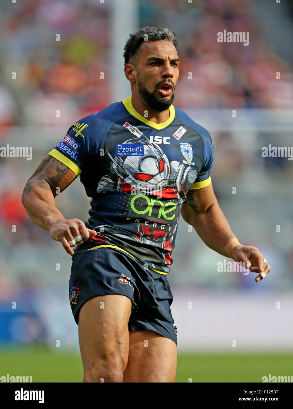 Warrington Wolves' Ryan Atkins Stock Photo - Alamy