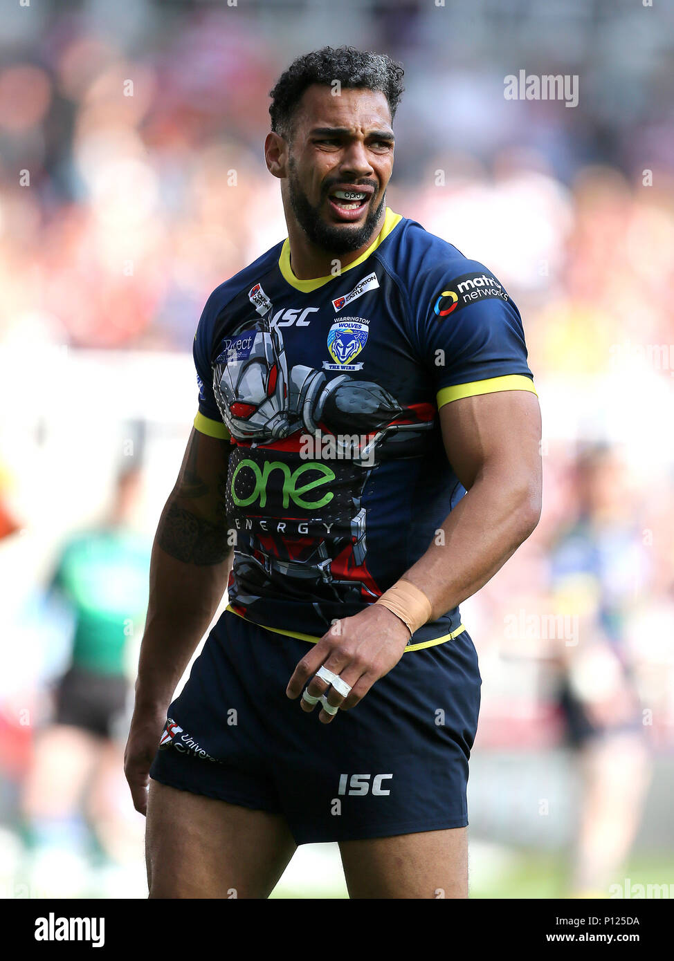 Warrington Wolves' Ryan Atkins Stock Photo - Alamy