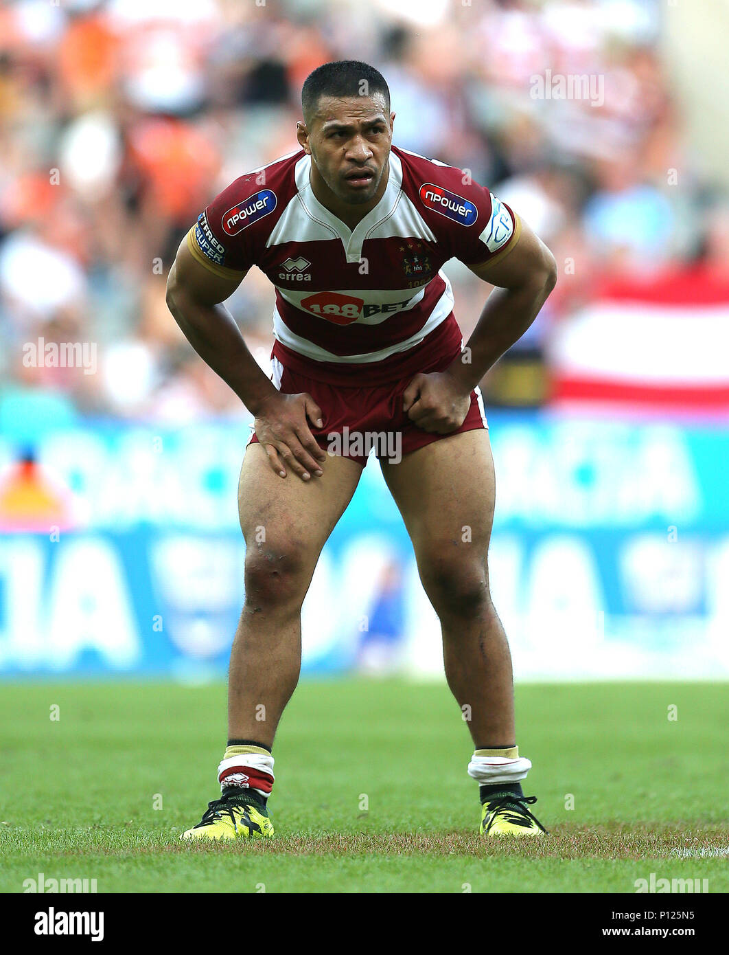 Wigan Warriors Willie Isa Stock Photo - Alamy