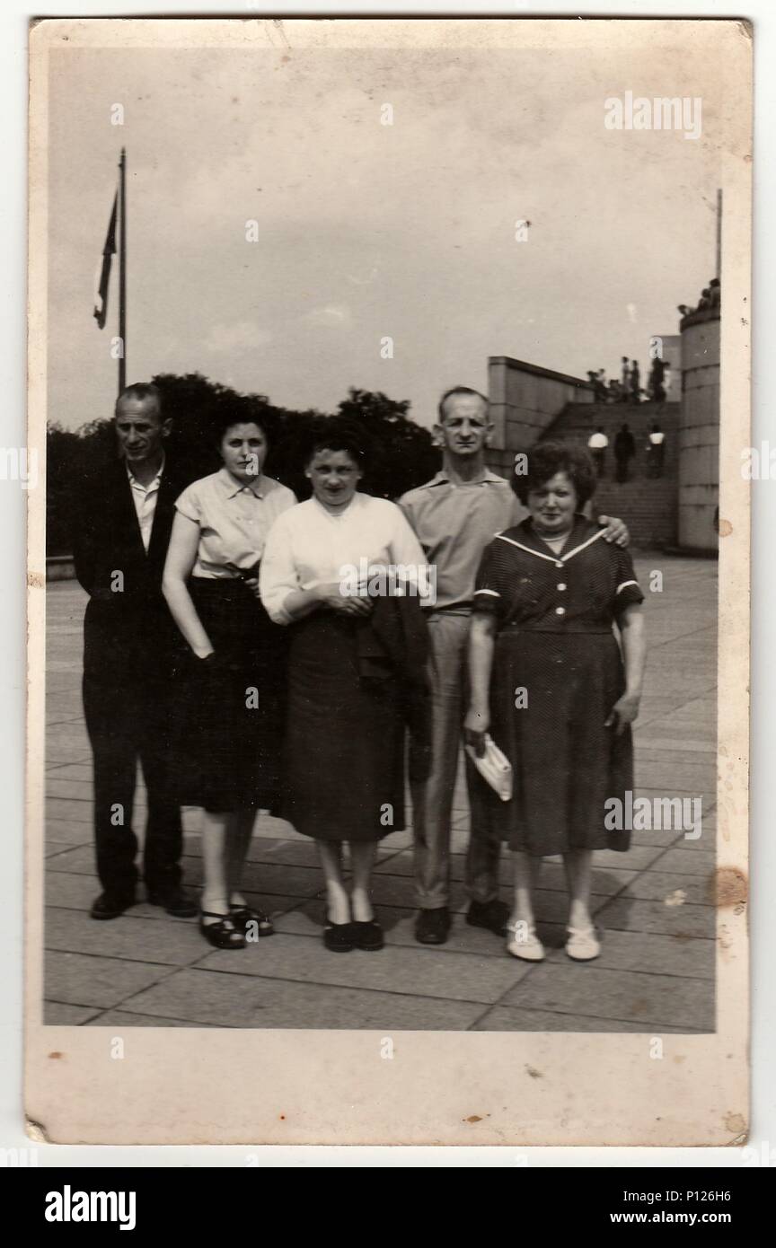 THE CZECHOSLOVAK SOCIALIST REPUBLIC - CIRCA 1970s: Vintage photo shows ...