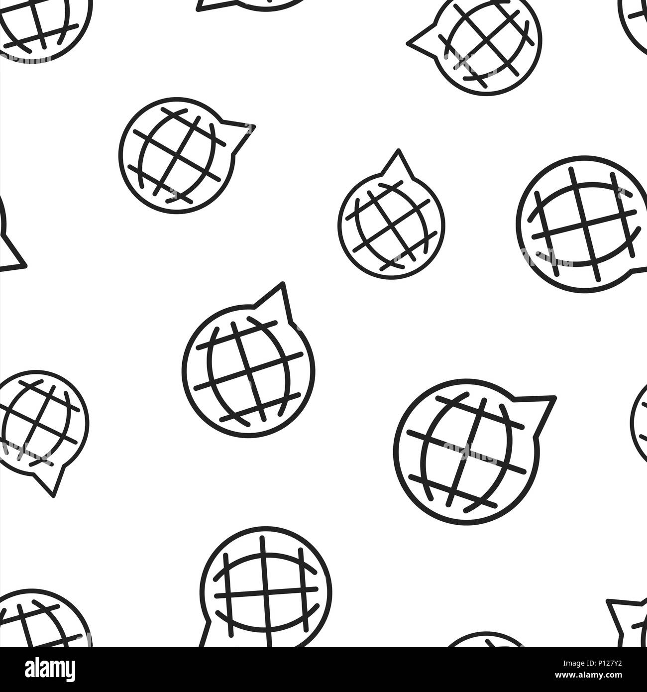 Choose or change language icon seamless pattern background. Business ...