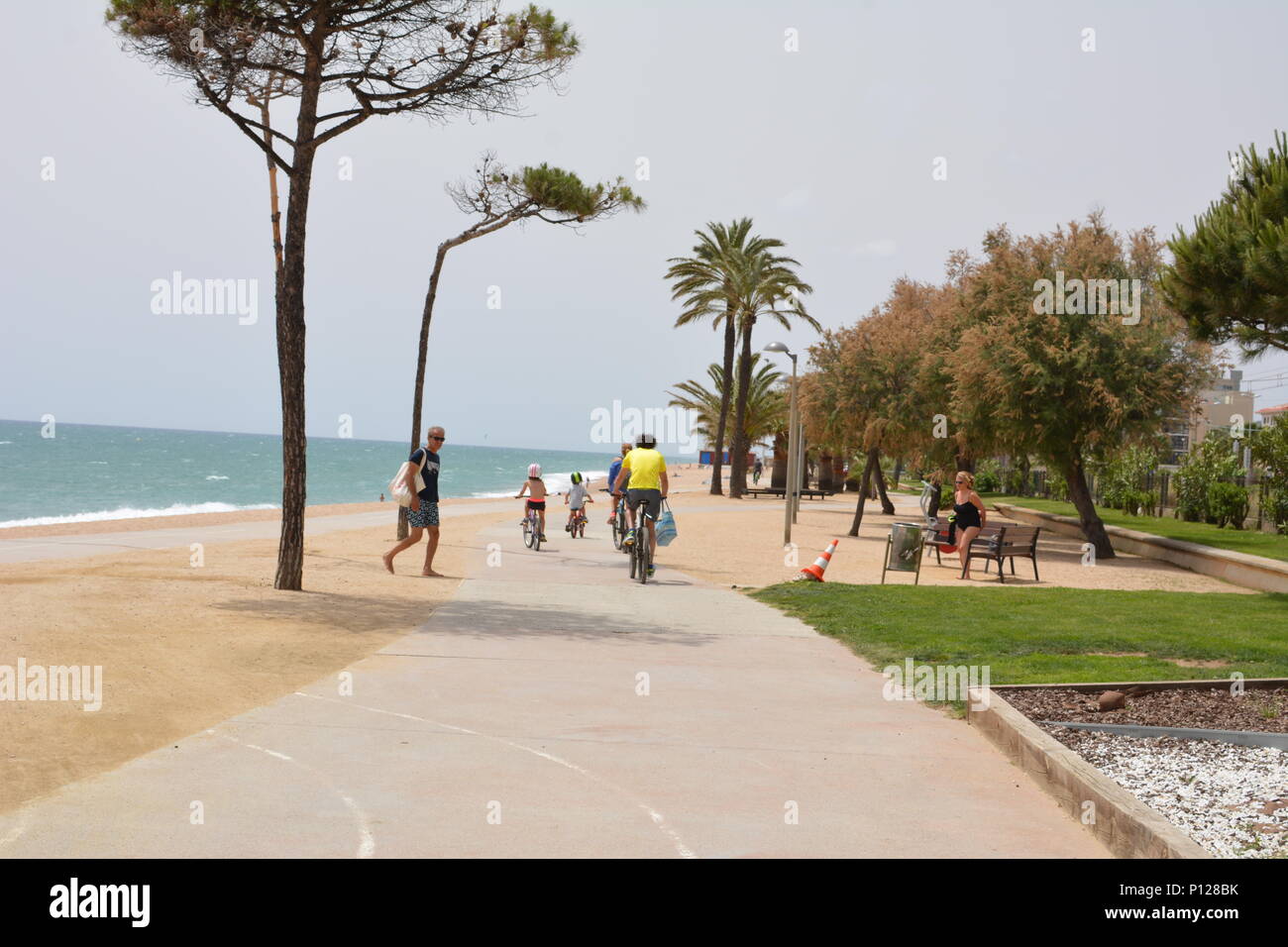 Pineda de Mar, Spain Stock Photo - Alamy