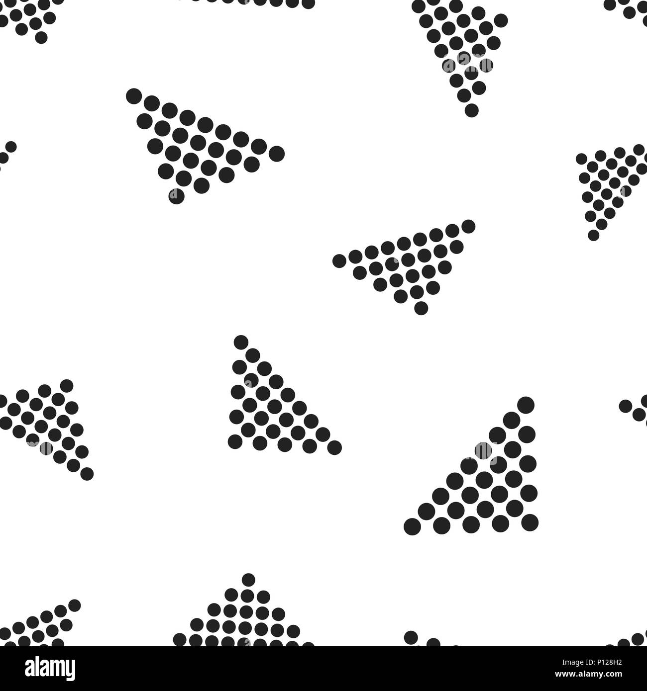 Arrow icon seamless pattern background. Business concept vector ...