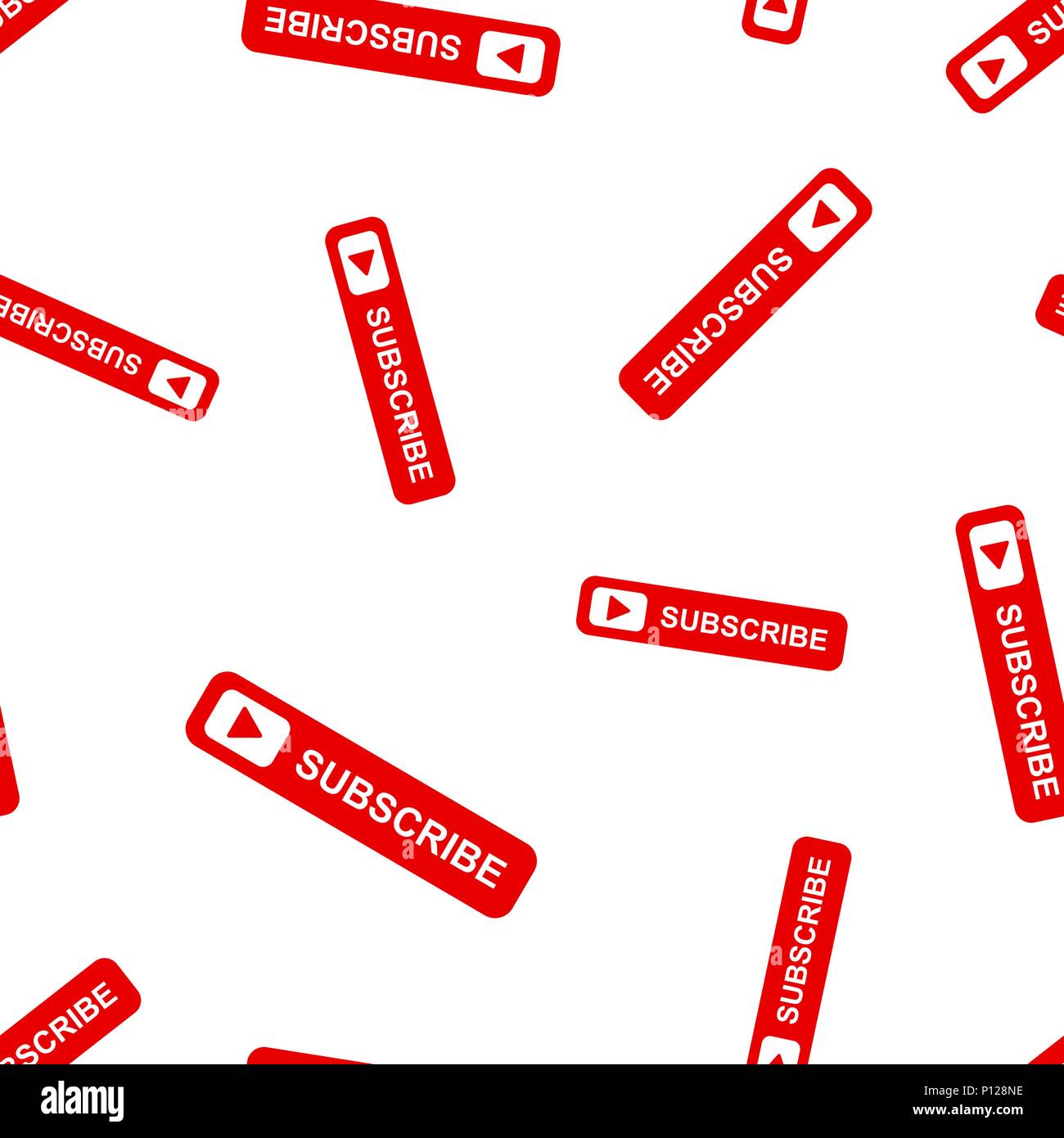 Subscribe button icon seamless pattern background. Business concept ...