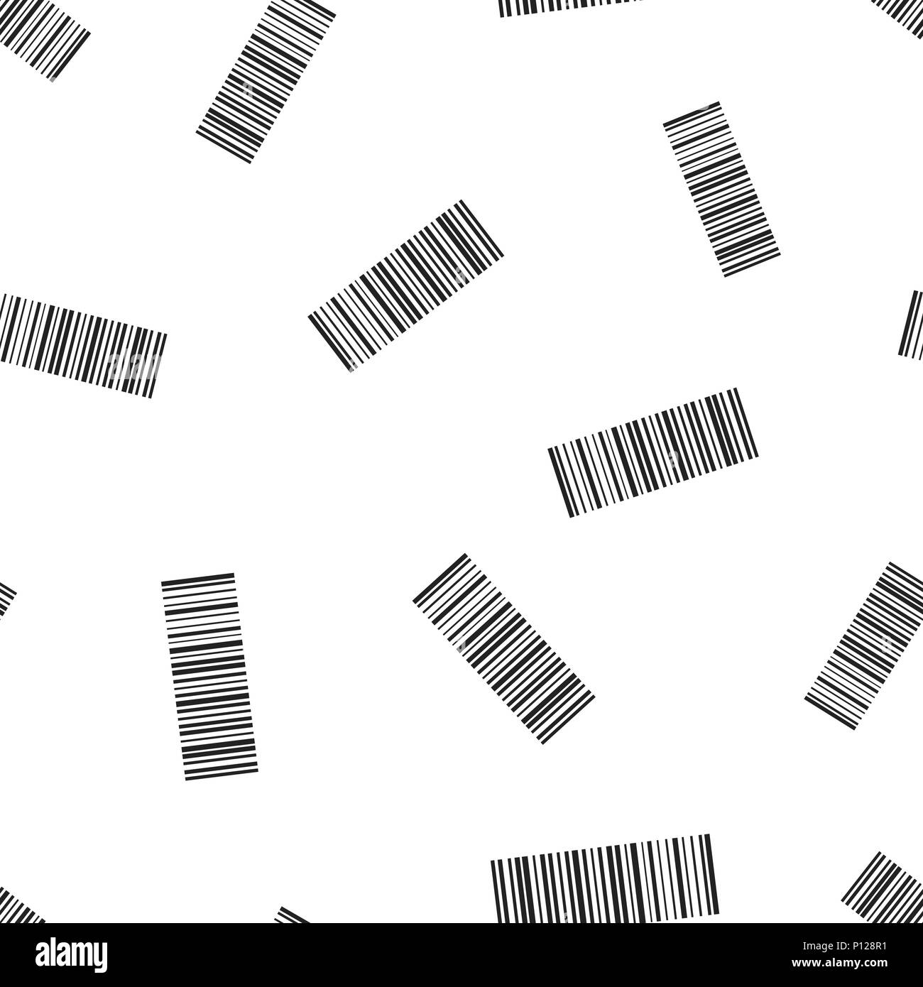 Barcode product distribution icon seamless pattern background. Business ...
