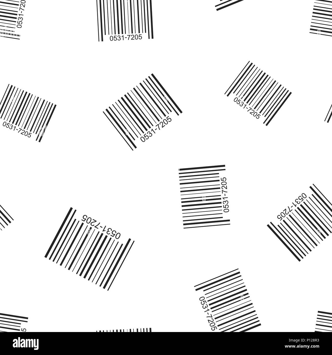 Barcode product distribution icon seamless pattern background. Business ...