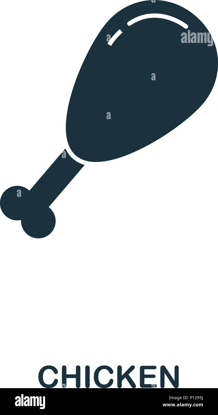 Chicken leg Stock Vector Images - Alamy