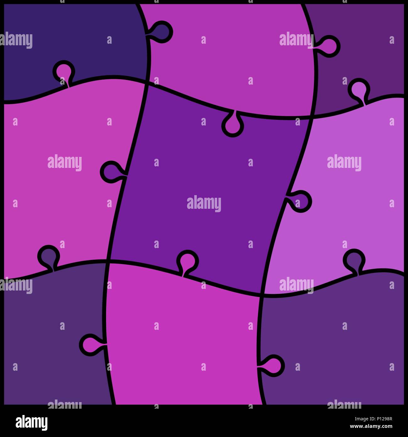 abstract colored puzzle background- purple and violet Stock Vector ...