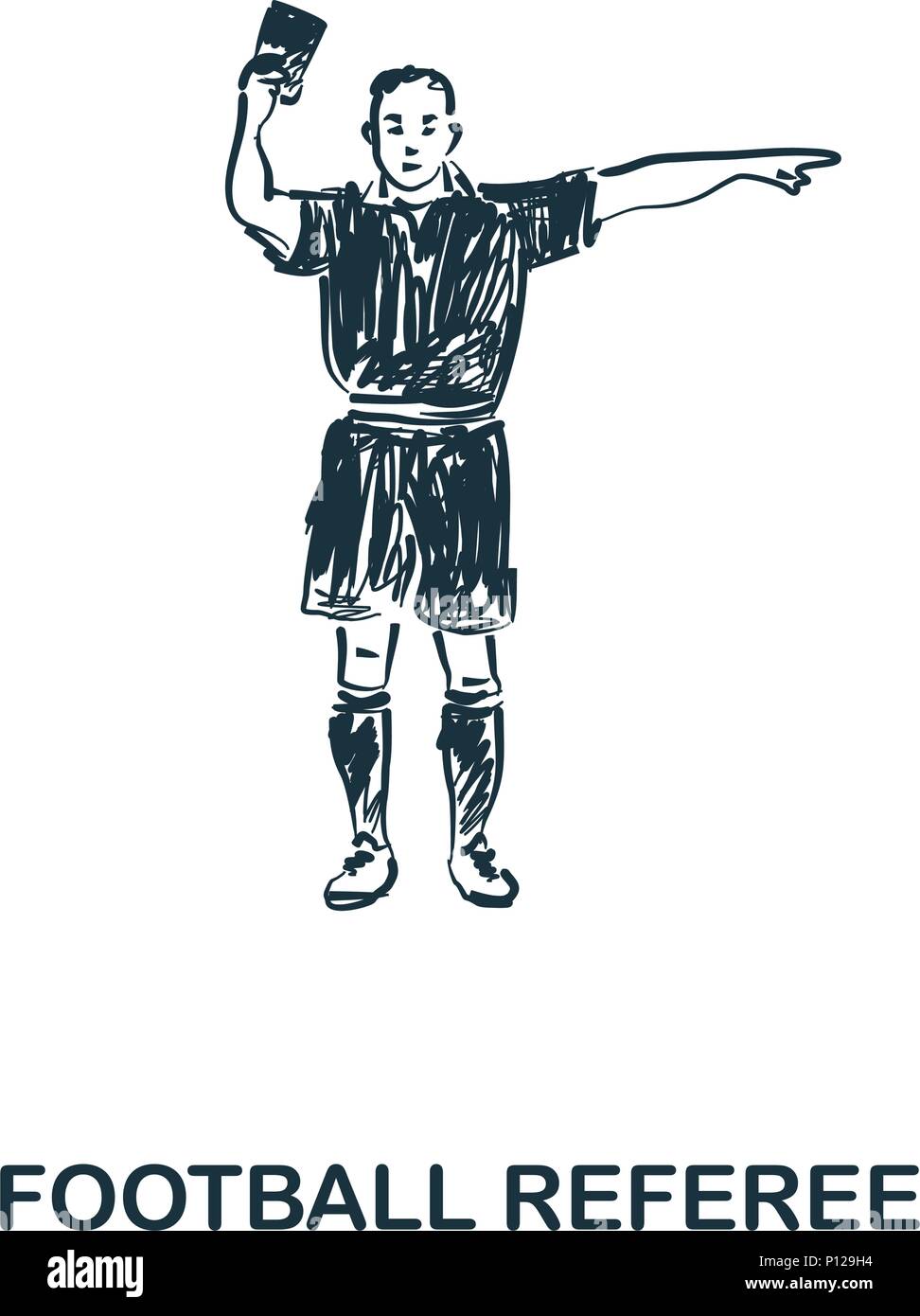 Football Referee icon. Mobile apps, printing and more usage. Simple ...