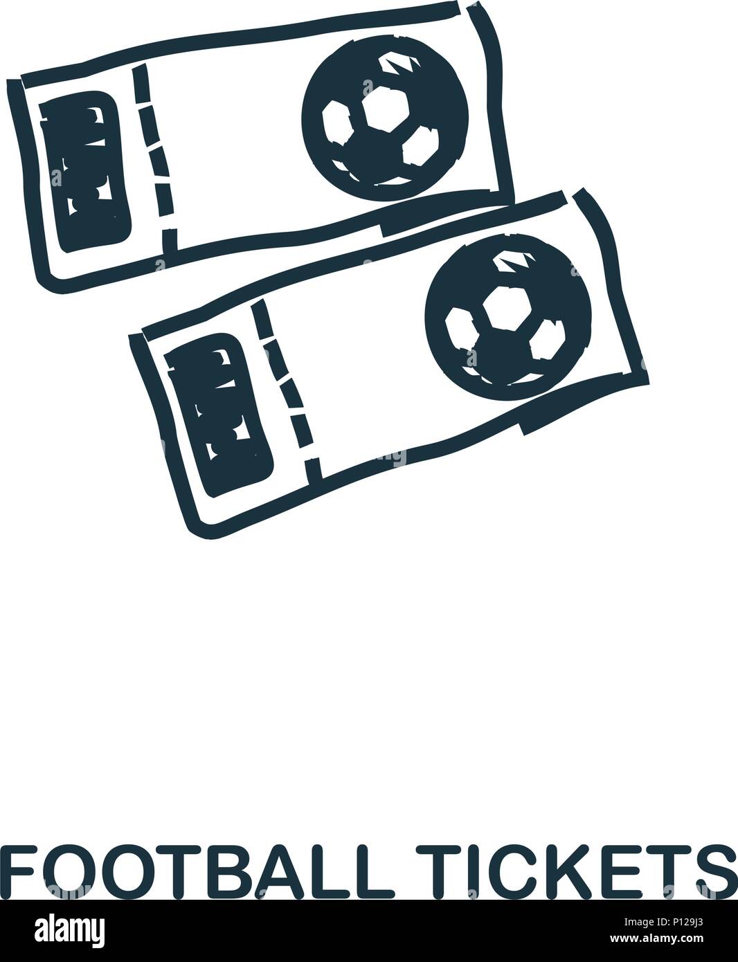 Football ticket mobile Stock Vector Images - Alamy