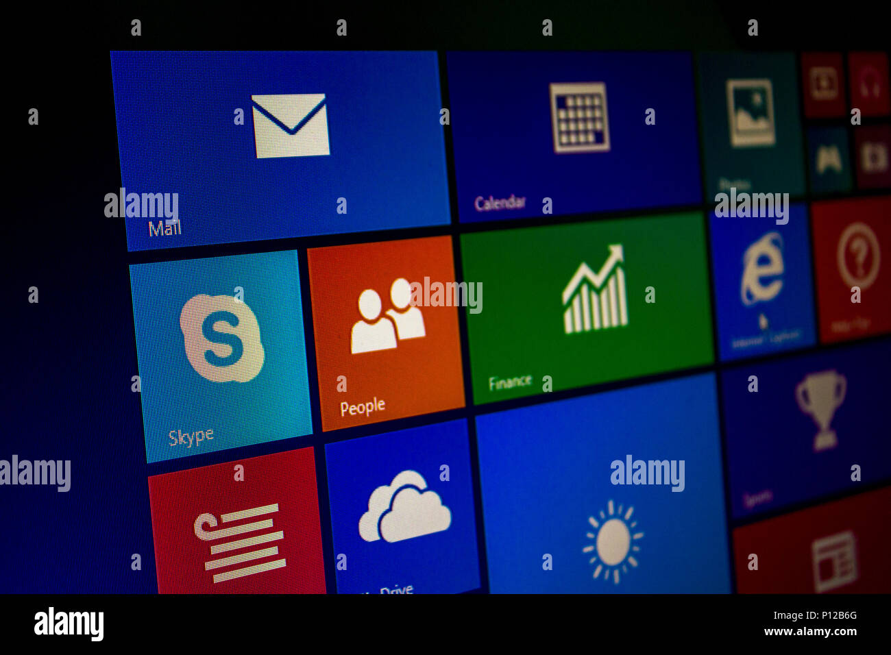 Windows 7 Computer Screen