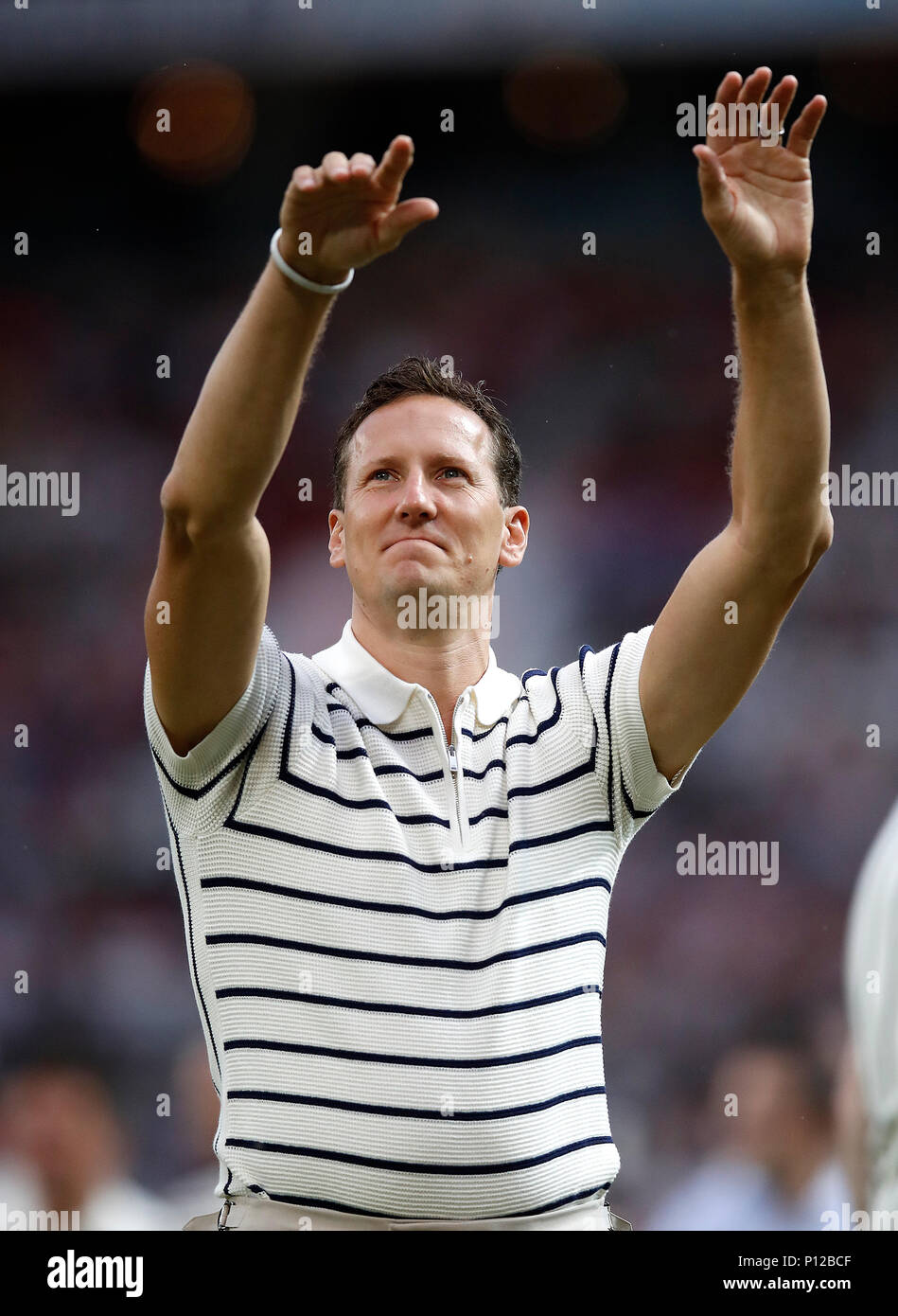 World XI's Brendan Cole prior to the UNICEF Soccer Aid match at Old ...
