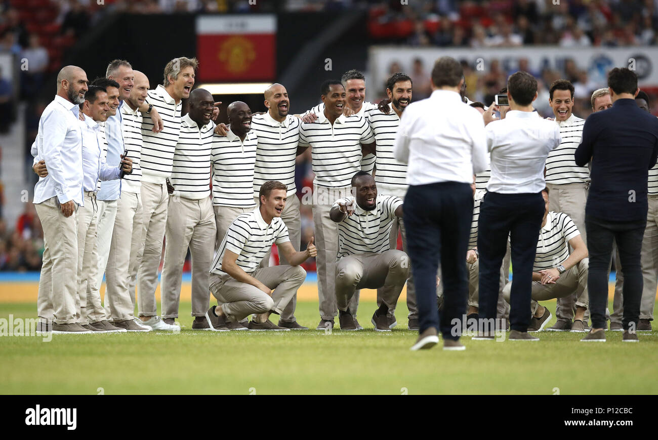 Team world xi pose for hi-res stock photography and images - Alamy