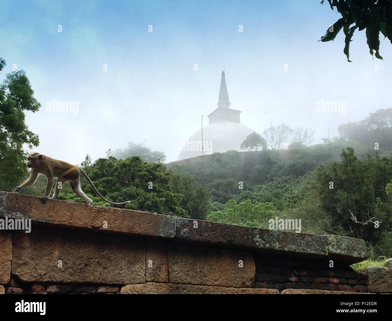 Mihintale rock temple hi-res stock photography and images - Alamy