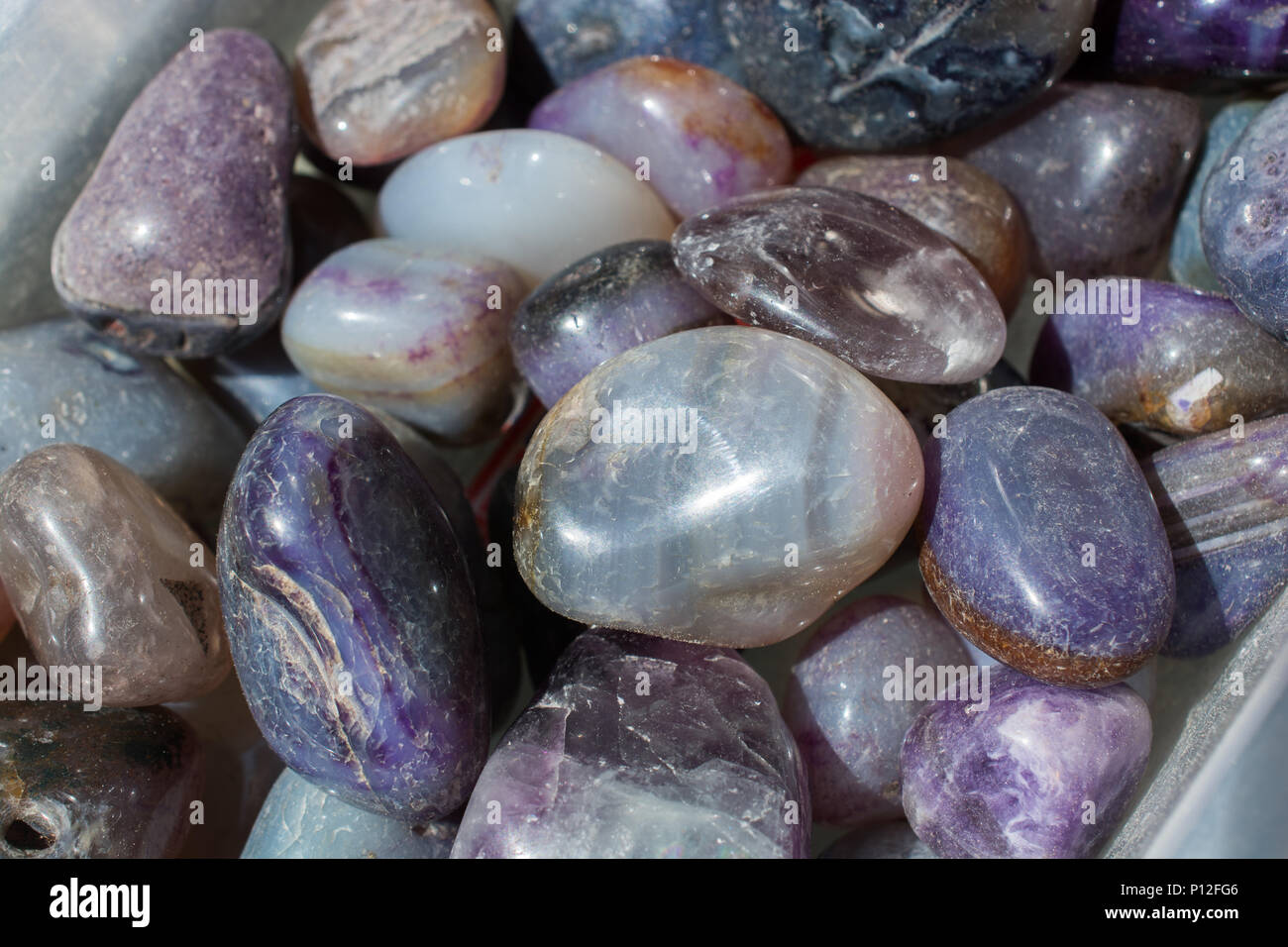 natural mineral gemstones of a certain type in view Stock Photo - Alamy