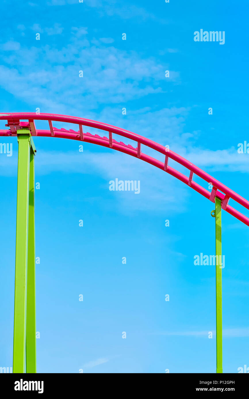 Roller coaster track hi-res stock photography and images - Alamy