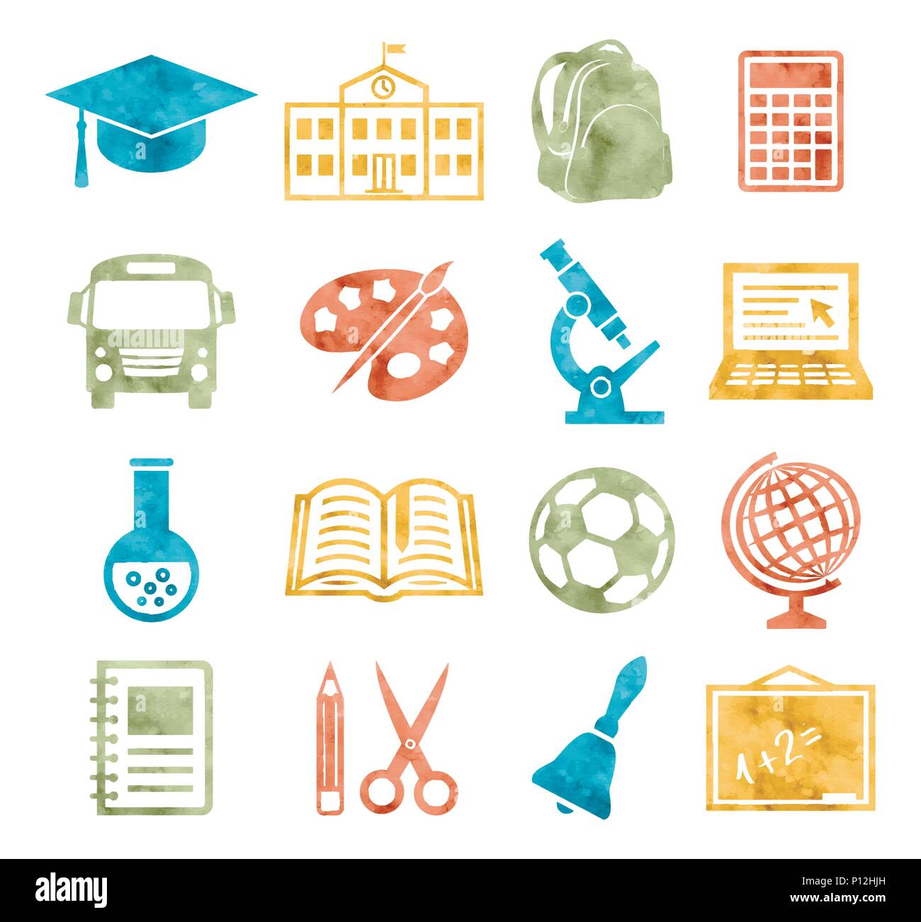 Watercolor pencil hi-res stock photography and images - Alamy