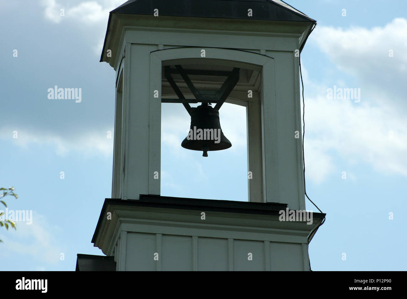 Church bell in tower Stock Photo - Alamy