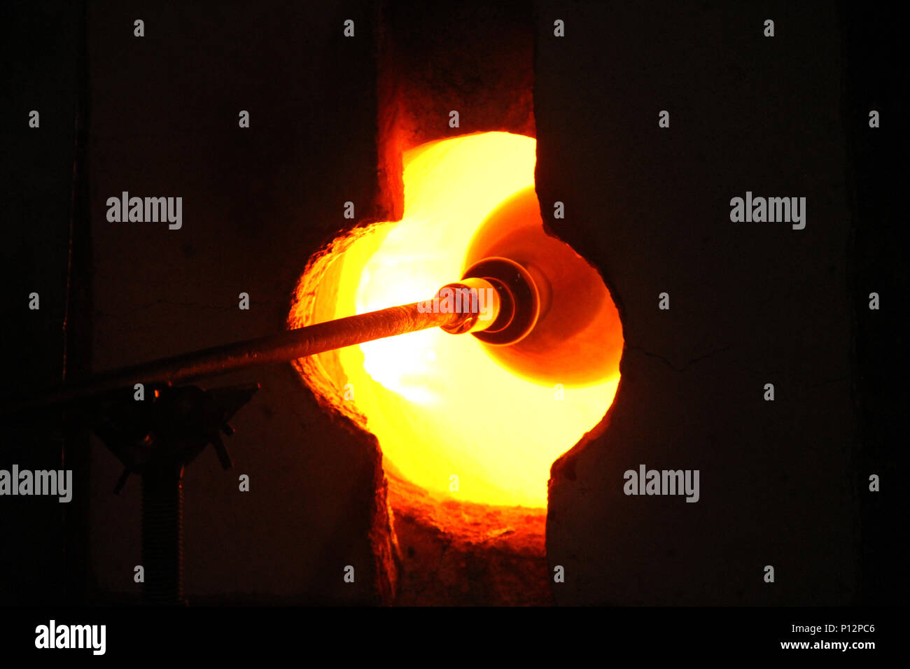 Glass making process hi-res stock photography and images - Alamy