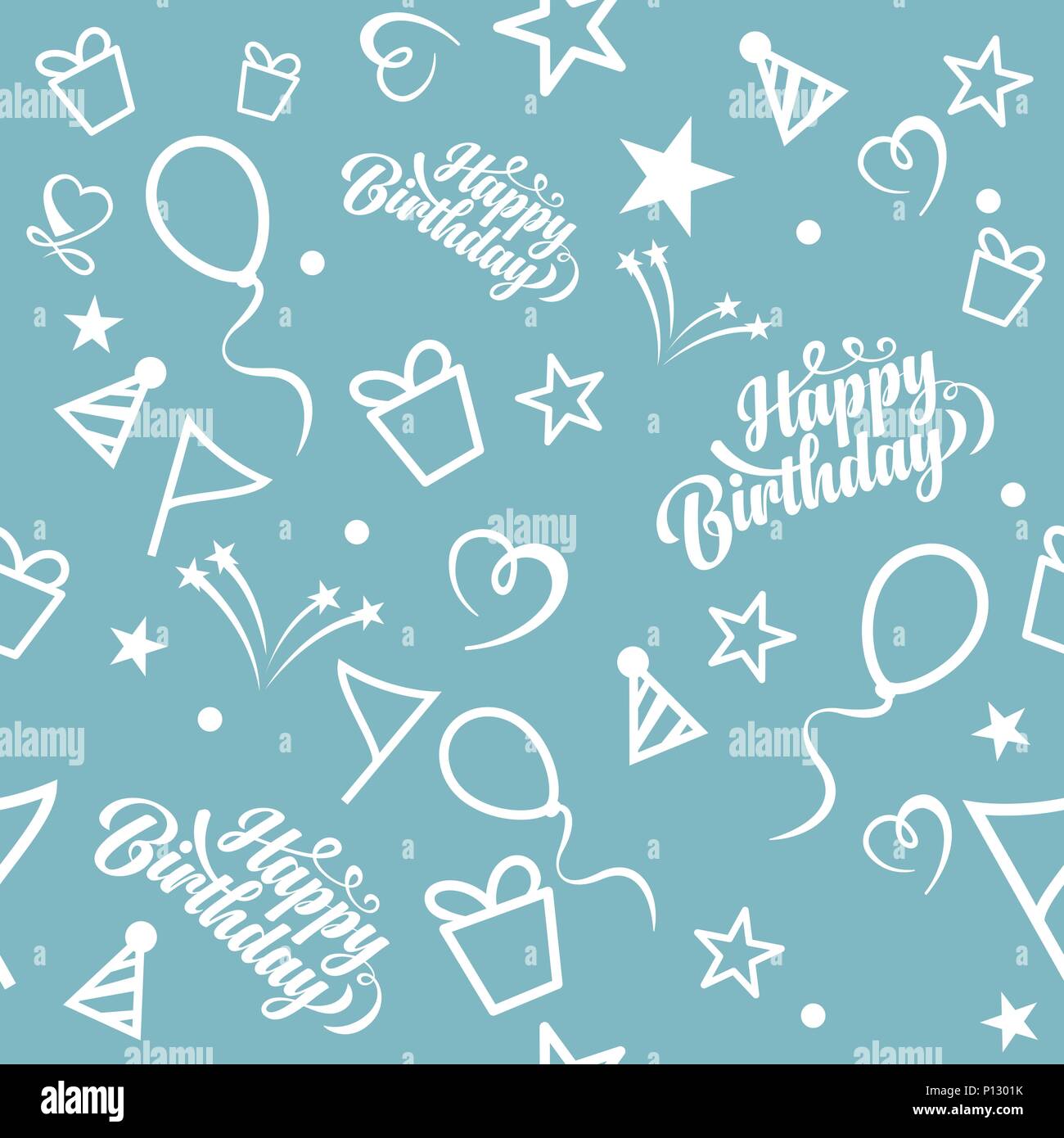 Happy Birthday seamless pattern Stock Vector Image & Art - Alamy Happy Birthday seamless pattern Stock Vector Image & Art - Alamy