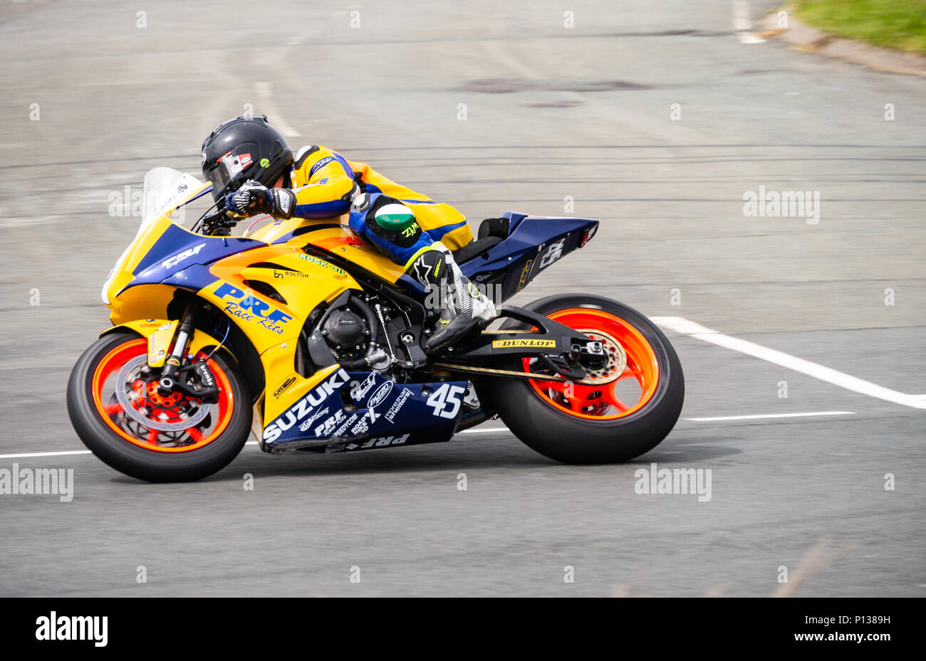 Isle of Man TT 2018. Tourist Trophy road race, mountain course Stock ...