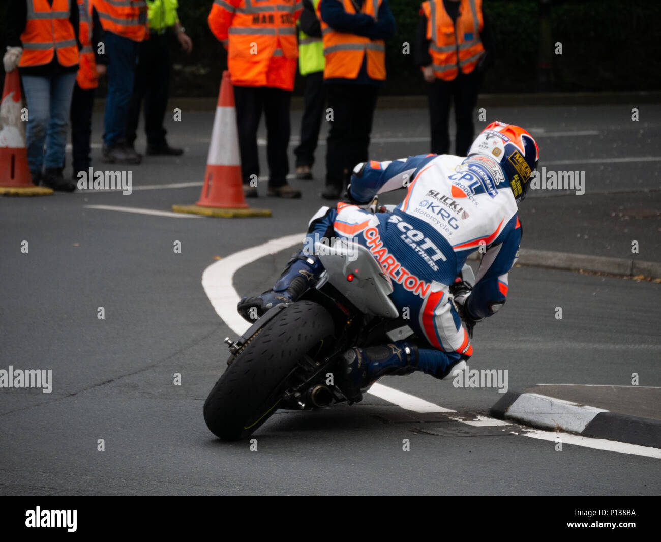 Isle of Man TT 2018. Tourist Trophy road race, mountain course Stock ...