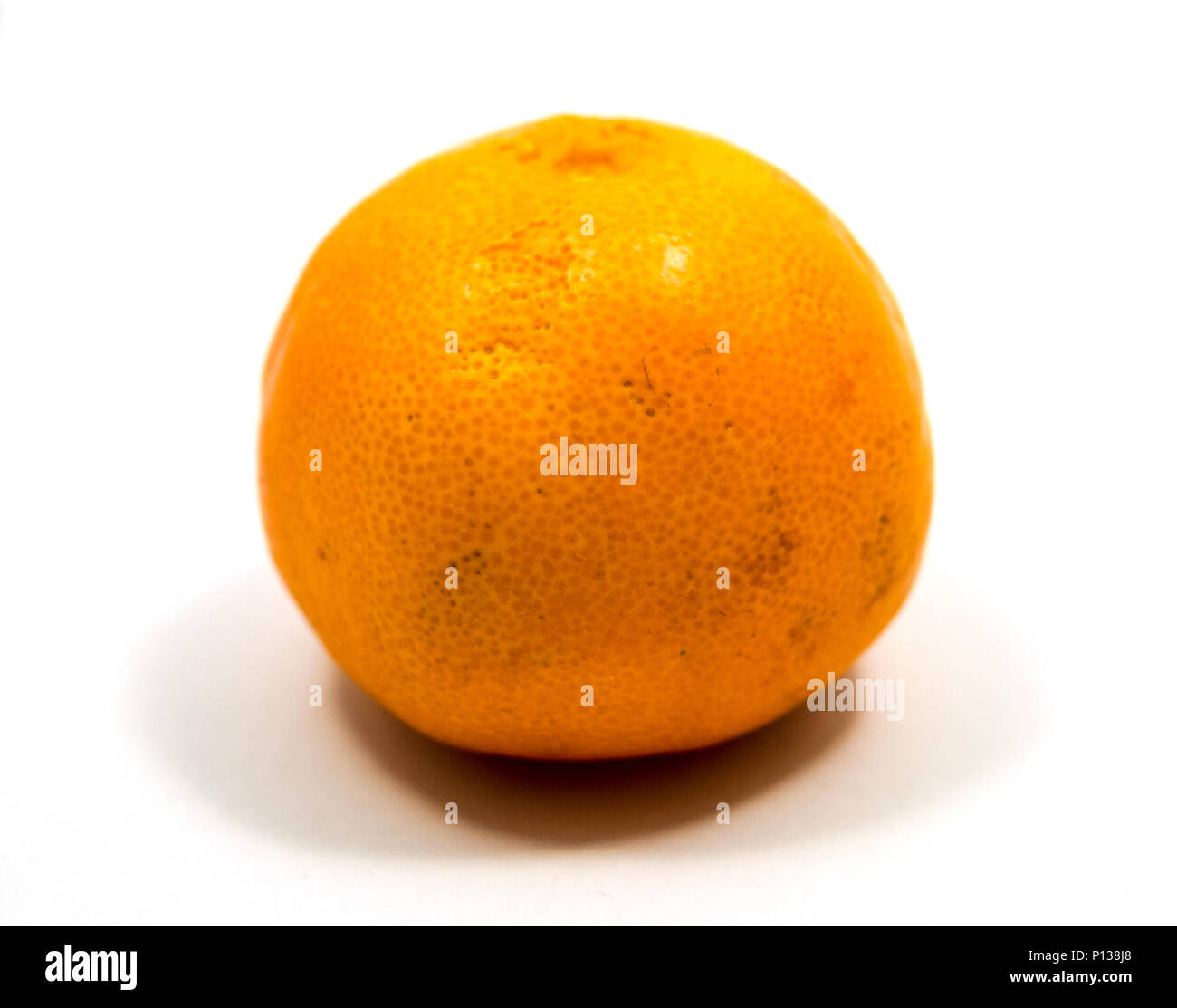 Fresh organic whole clementine fruit - isolated on white background ...