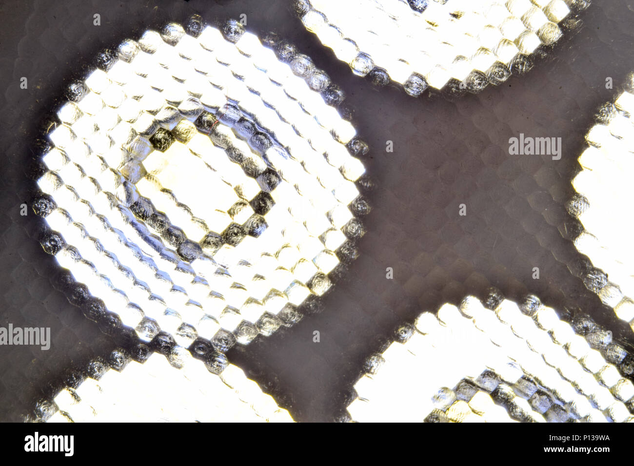 LED light bulb abstract pattern for texture or background Stock Photo ...