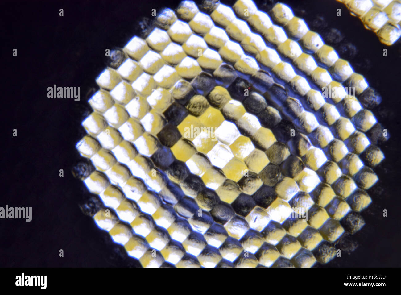 LED light bulb abstract pattern for texture or background Stock Photo ...