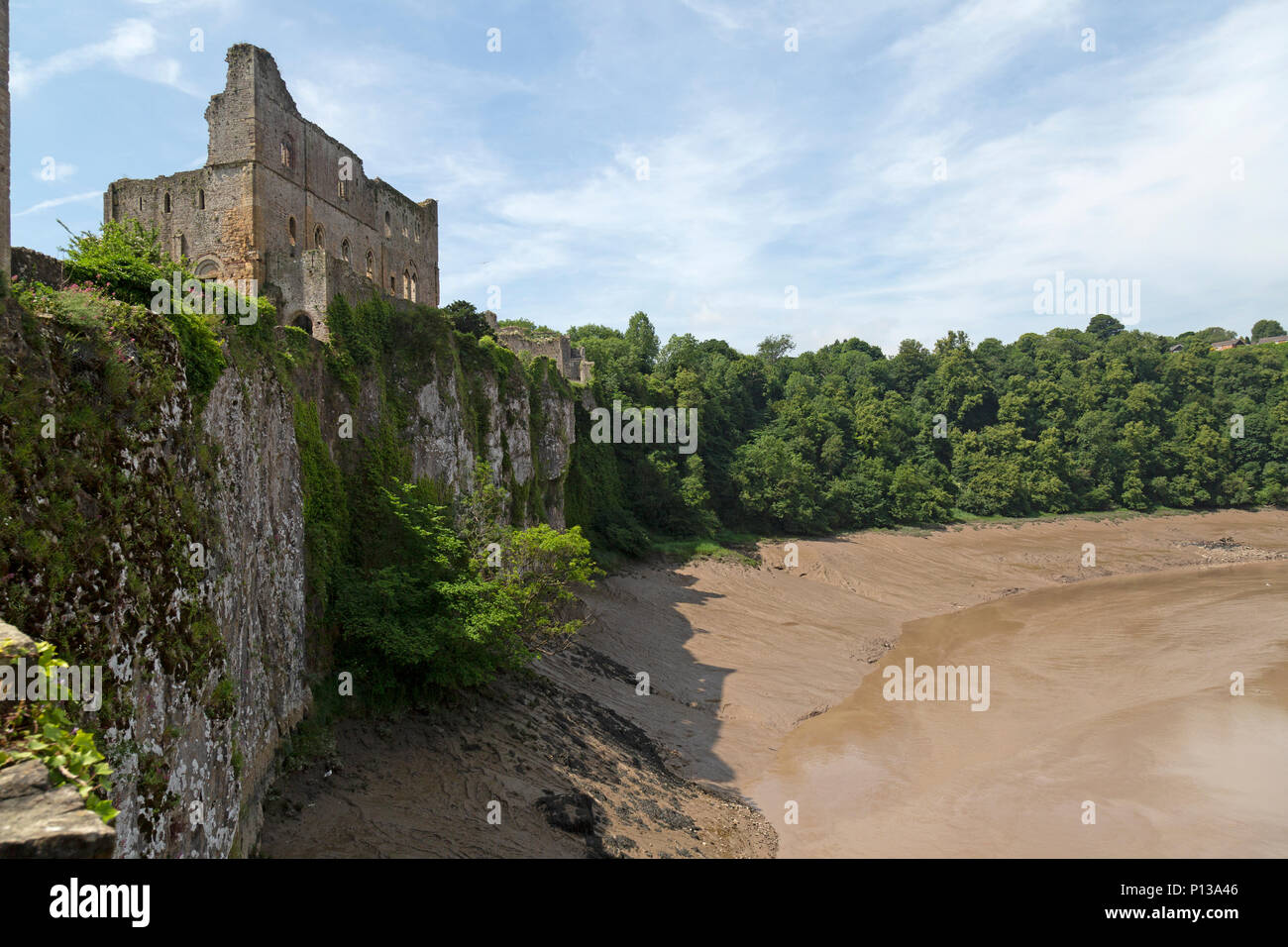 Chepstow Castle, the oldest surviving post-Roman stone fortification in ...