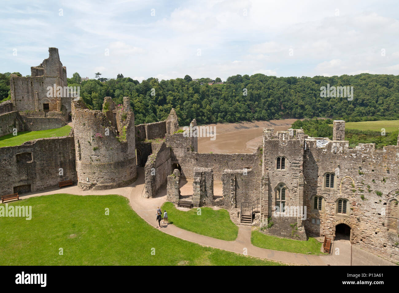 Chepstow Castle, the oldest surviving post-Roman stone fortification in ...