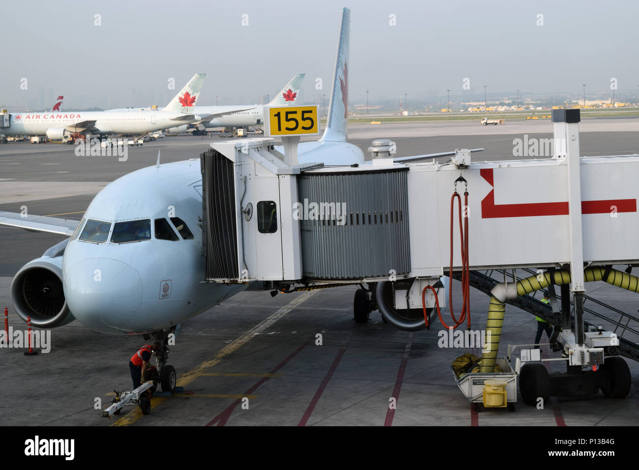 TORONTO, CANADA - MAY 27th, 2016: Air Canada airplanes at Toronto ...