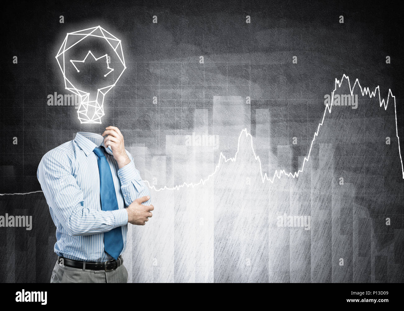 Man thinking over his idea Stock Photo - Alamy