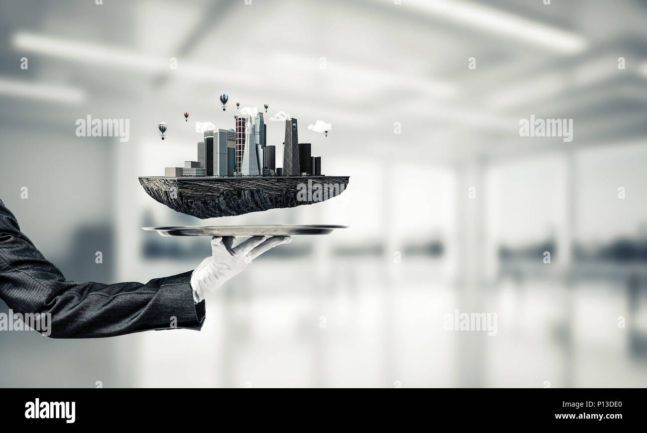 Concept of modern urban development Stock Photo - Alamy