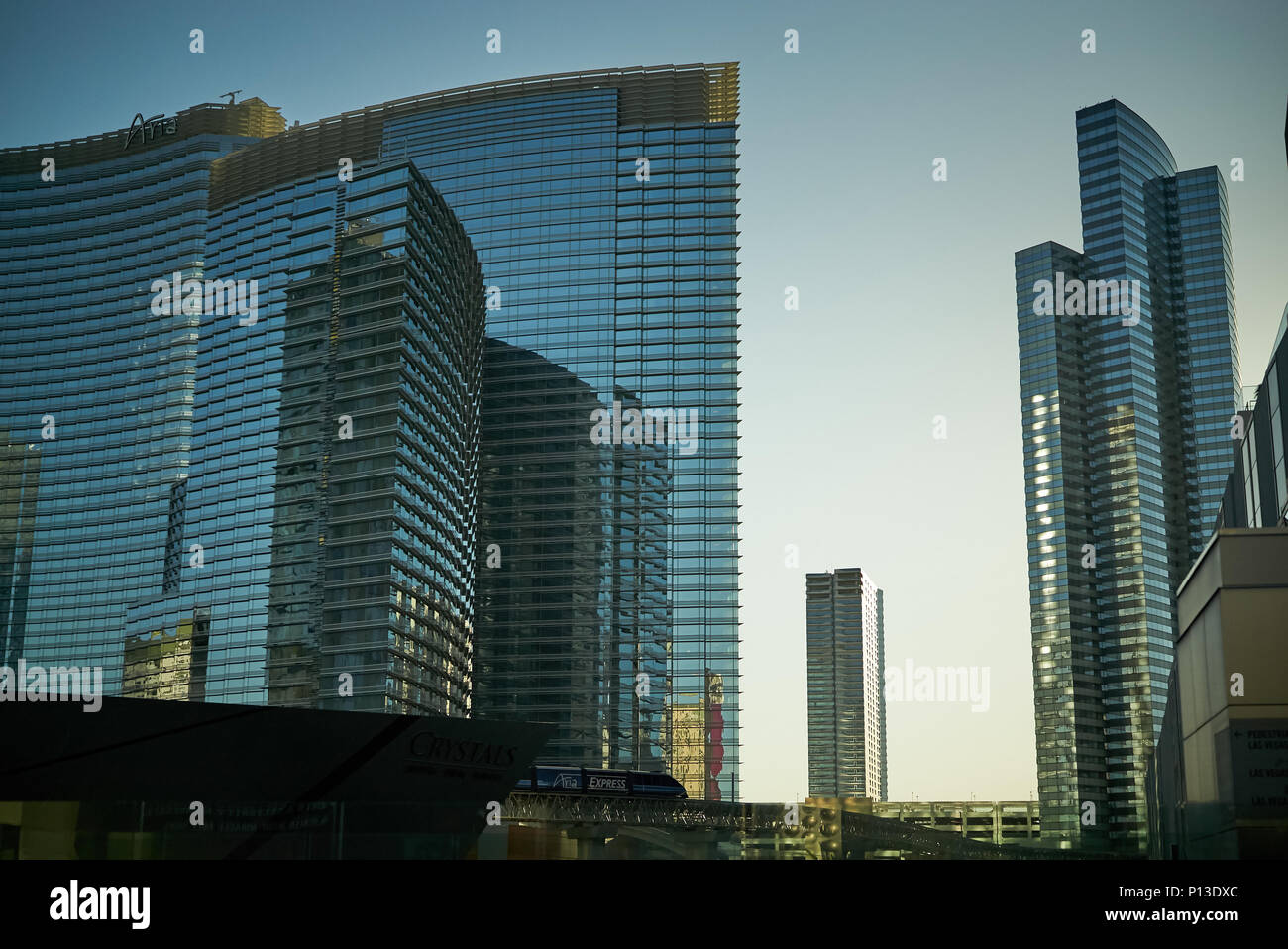 Las Vegas Skyscrapers Stock Photo - Alamy