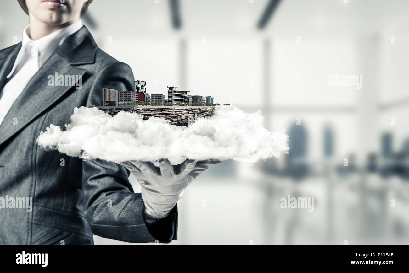 Concept of modern urban development Stock Photo - Alamy