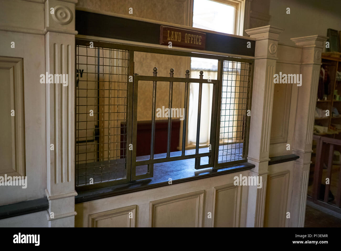 Old bank counter hi-res stock photography and images - Alamy
