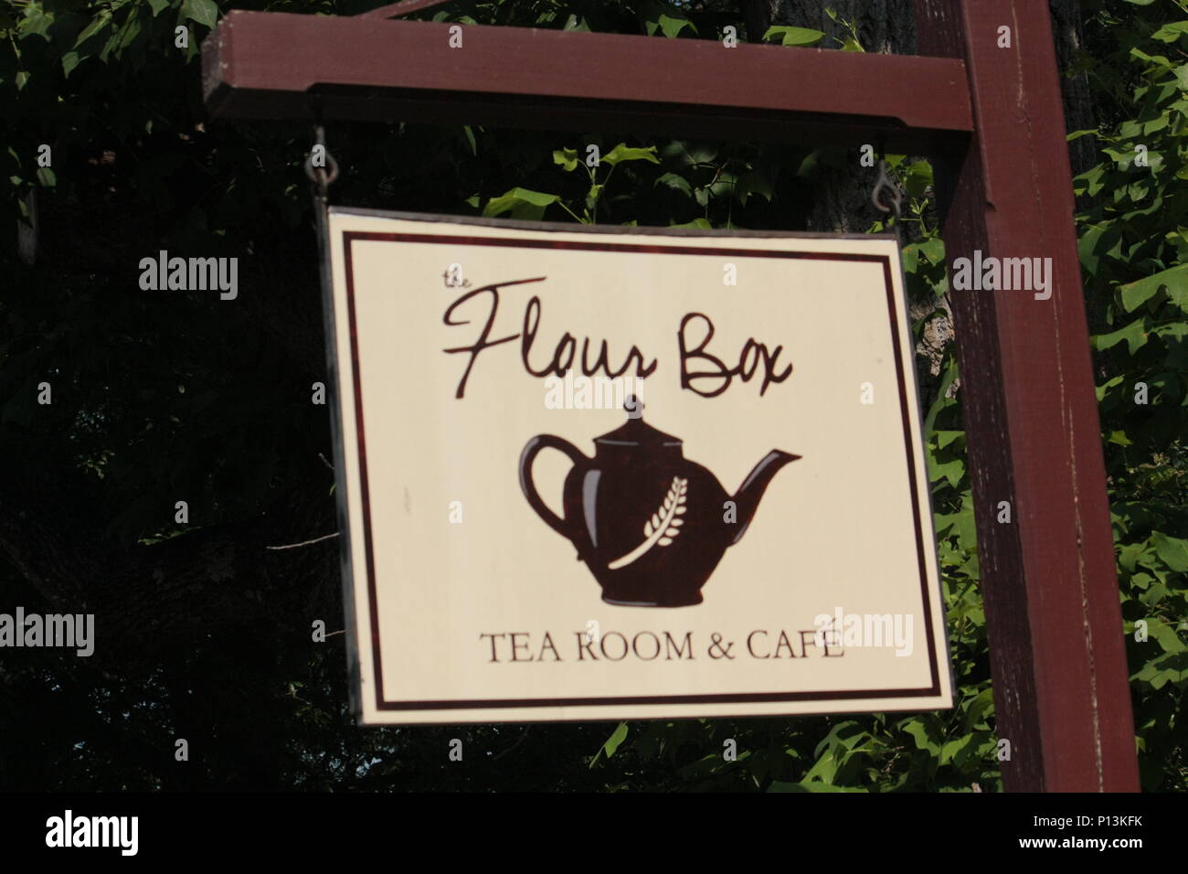 Signs At Old Salem Stock Photo - Alamy