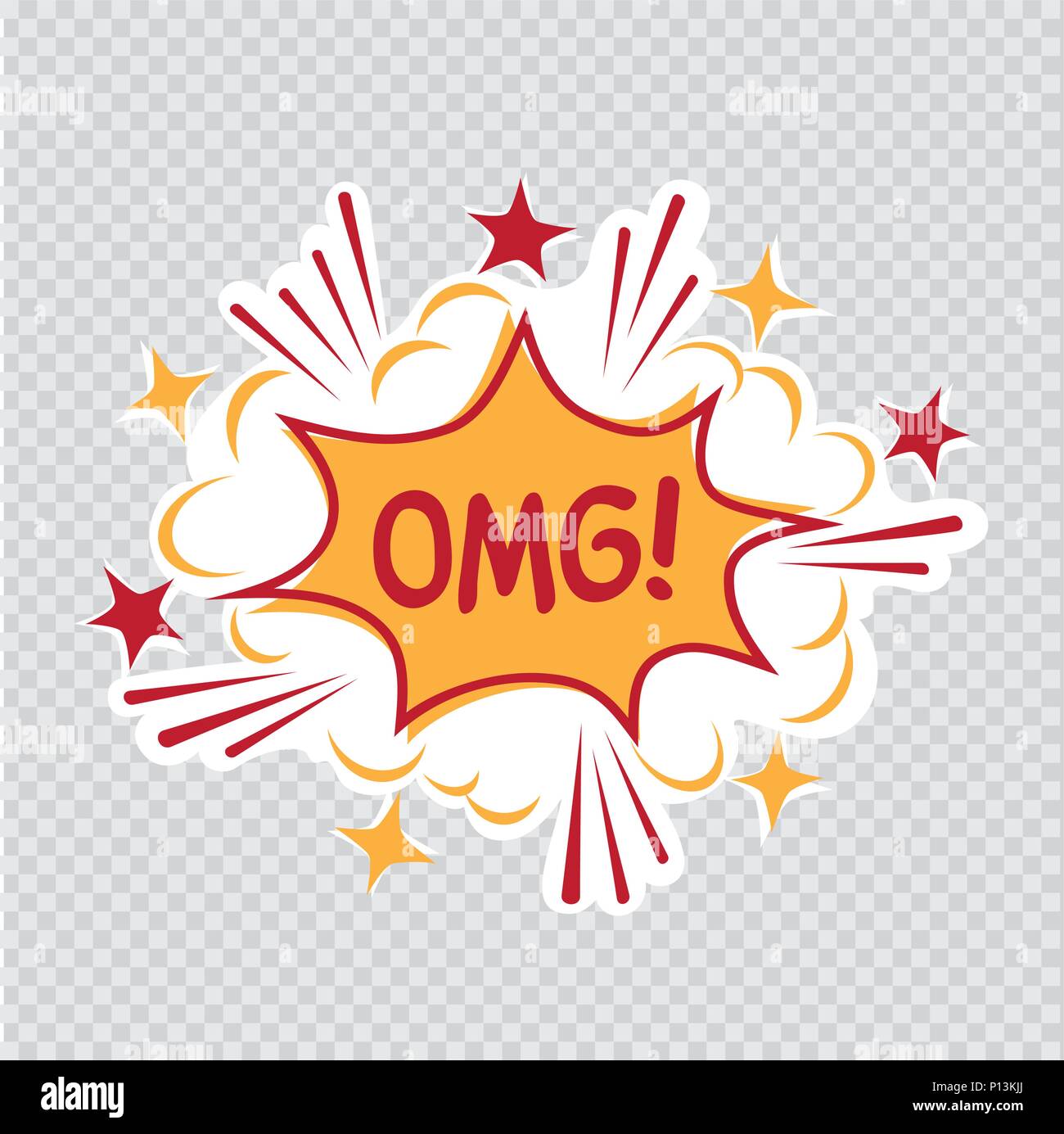 oh cartoon illustration transparent Stock Vector Image & Art - Alamy