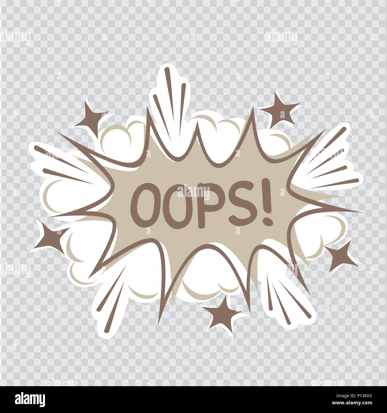 oh cartoon illustration transparent Stock Vector Image & Art - Alamy