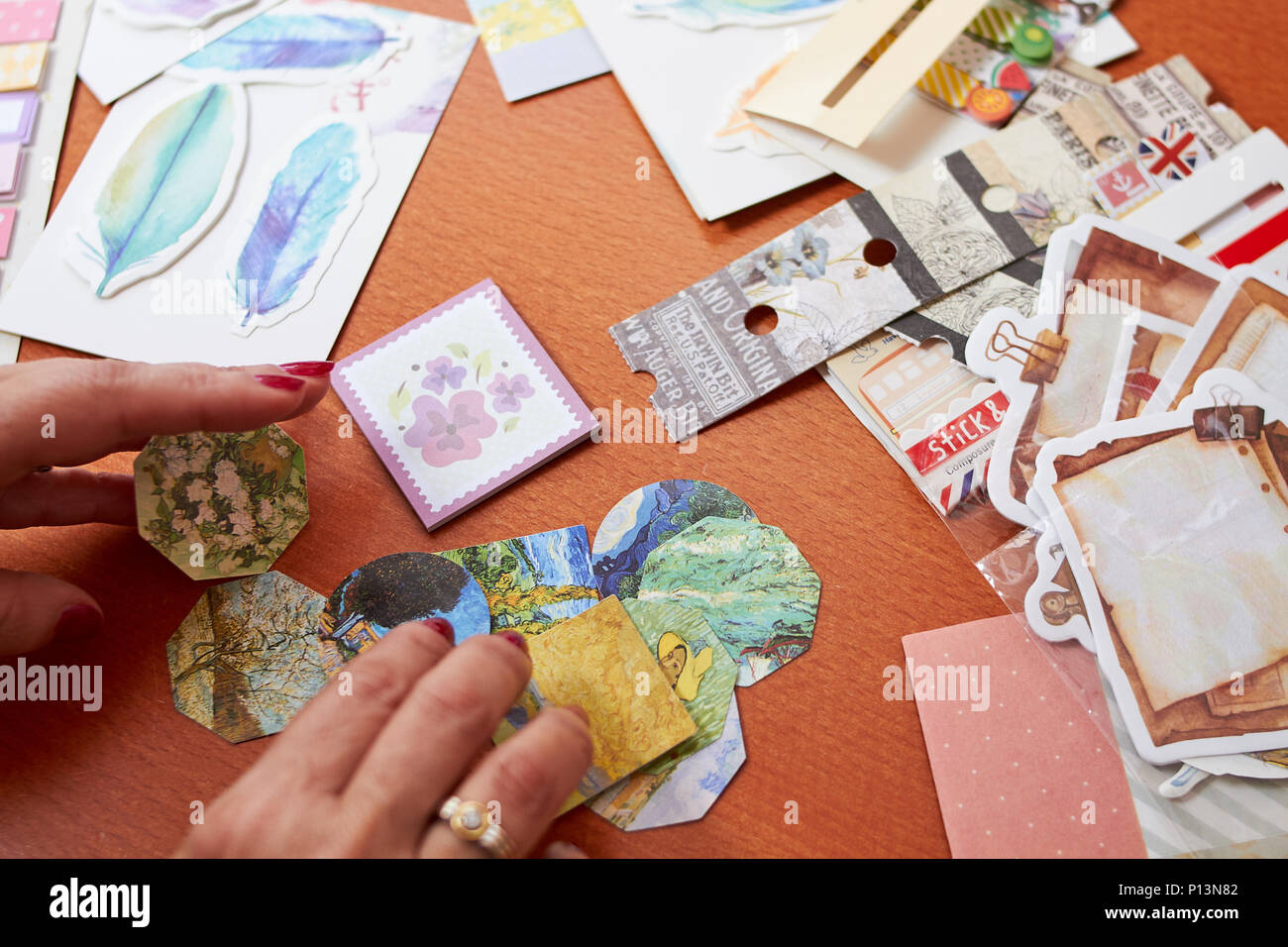 Paper texture samples hi-res stock photography and images - Alamy