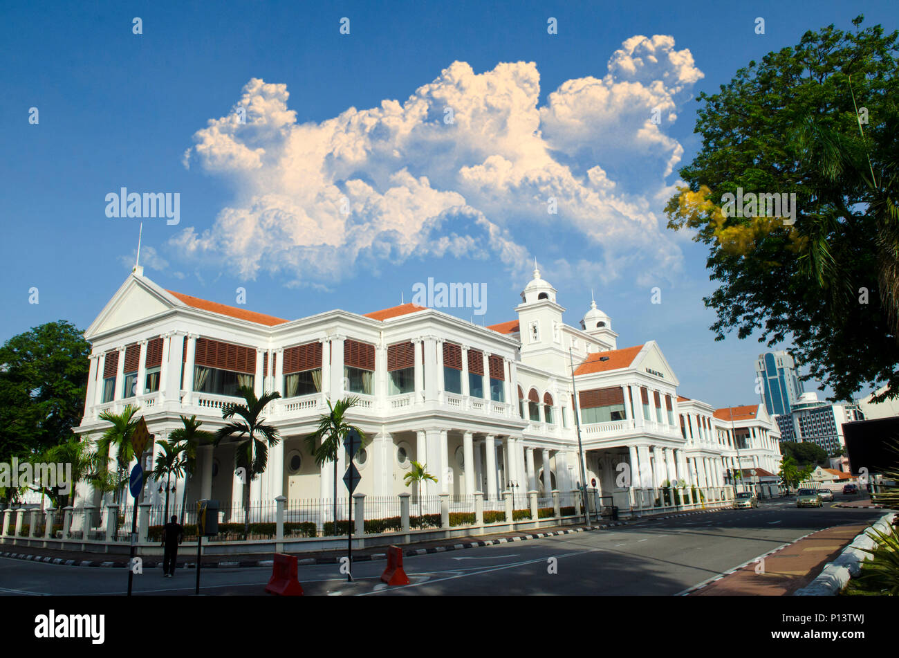 Cityscape of buildings under blue sky in Penang, Malaysia, Asia Stock ...