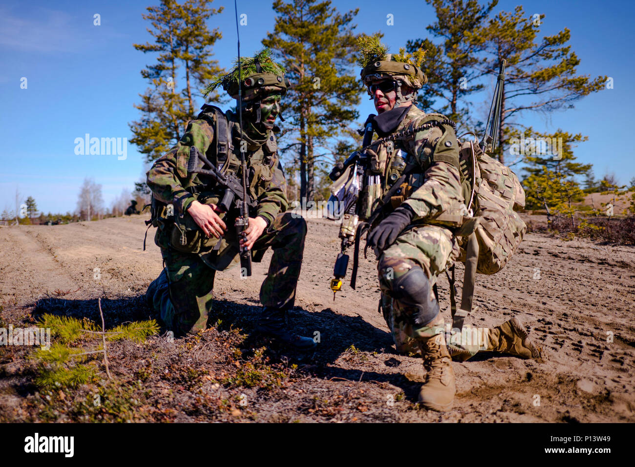 U.S. Army 2nd. Lt. Michael Koch of Apache Troop, 1st Squadron, 2nd ...