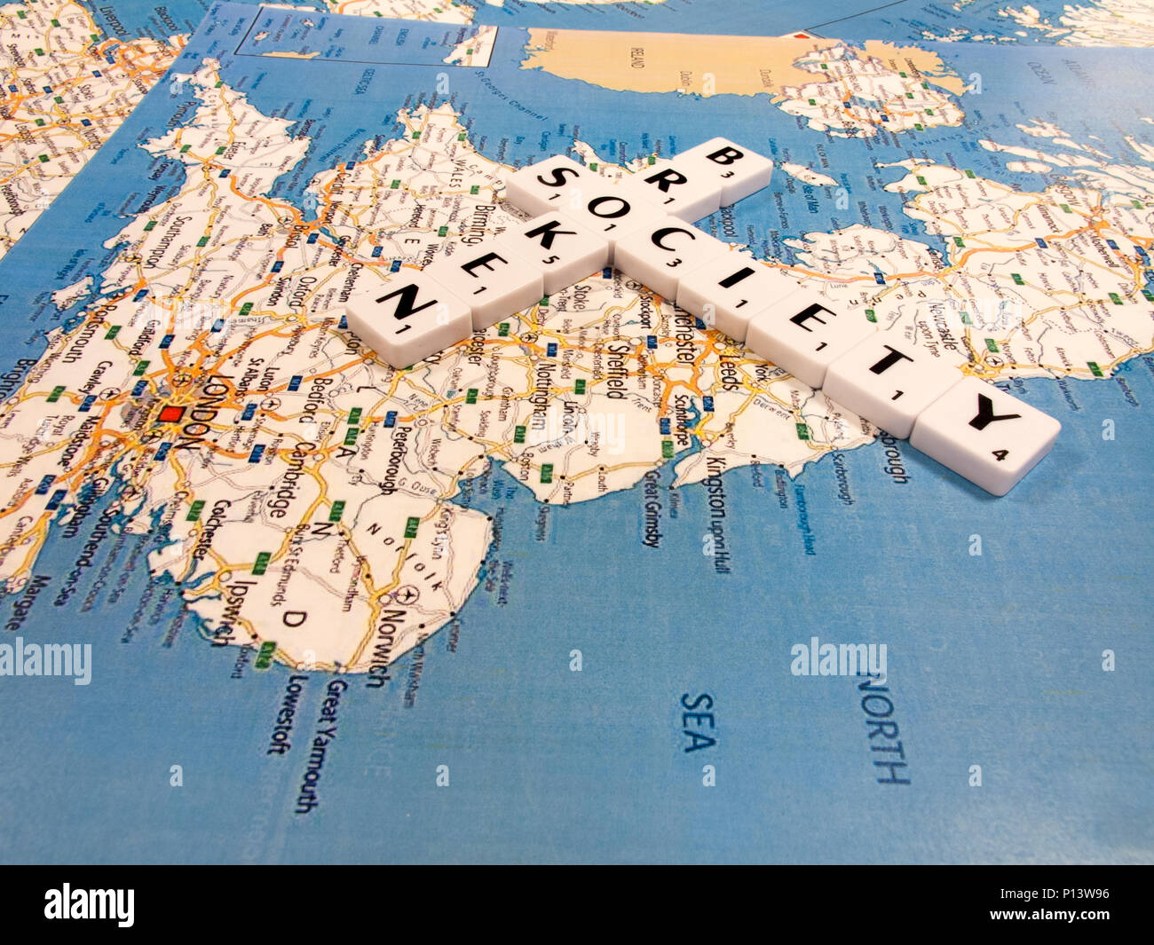 representation of broken society, a perceived or apparent general ...